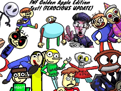 FNF Golden Apple Test! (NEW SPRITES UPDATE)