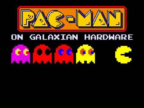 Pac-Man On Galaxian Hardware