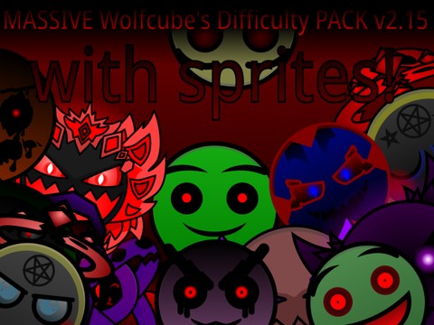 MASSIVE Wolfcube Difficulties Sprites Pack v2.15