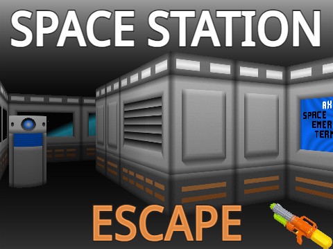 3D Space Station Escape Game