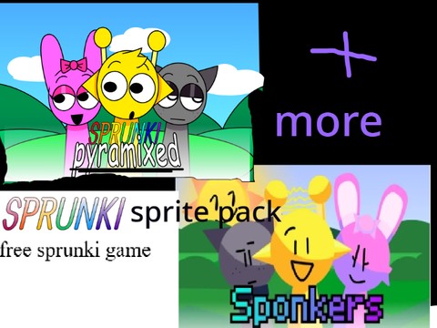 sprunki sprite pack plus more