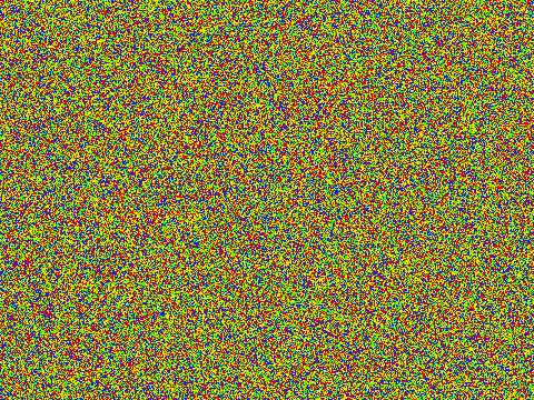 Randomized on-screen Data