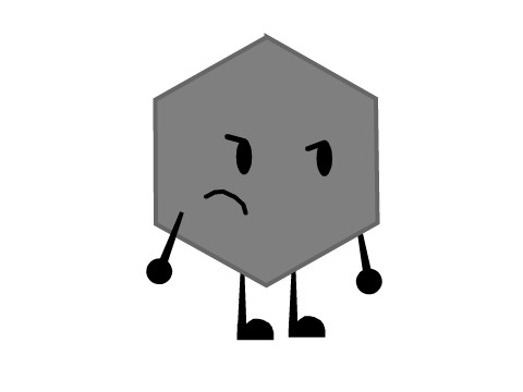 Grey Hexagon Sprite