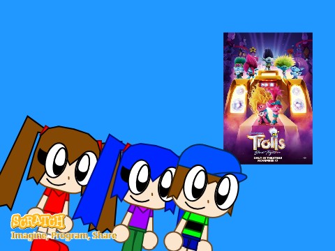 Ruby. Ivy and David behave on the way to Trolls Band Together/UNGROUNDED