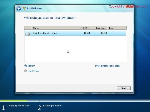 Windows 7 installer