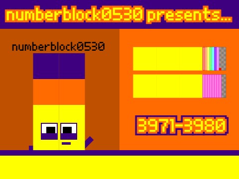 Numberblocks band retro 3971-3980