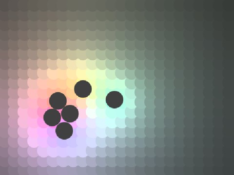 Rainbow Light + Colliding Metaballs