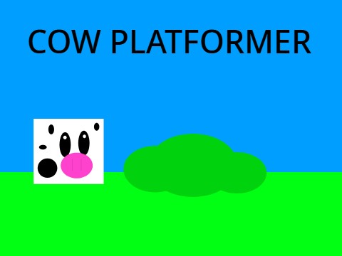 Cow Platformer #games