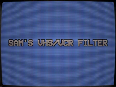 Sam's CRT filter