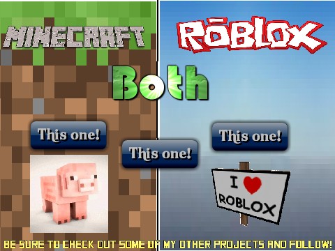 Minecraft vs Roblox (Scratchers Only)