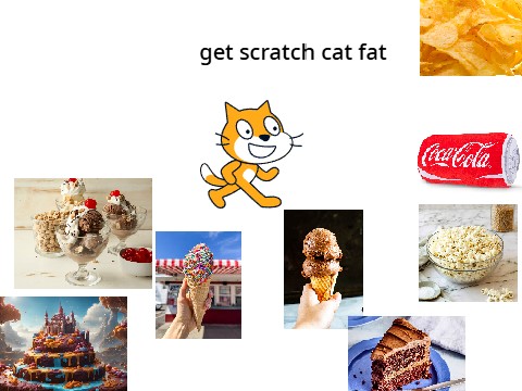 get scratch cat fat clicker