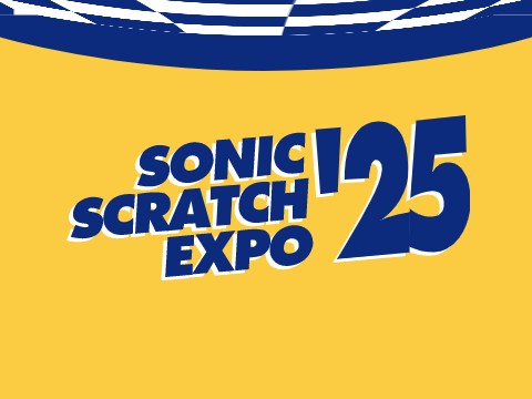 Sonic Scratch Expo '25 Splash Screen