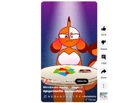 yt short Mimukauwa nice try Ginger // #gingerclownfish #someonefishy ...