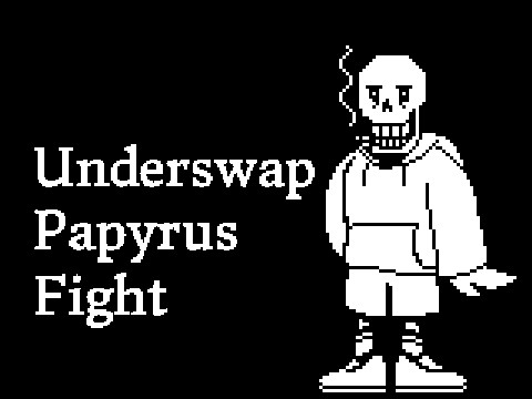 Undertale: Underswap Papyrus fight