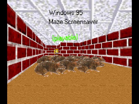 Windows 95 Maze Screensaver [playable] remix