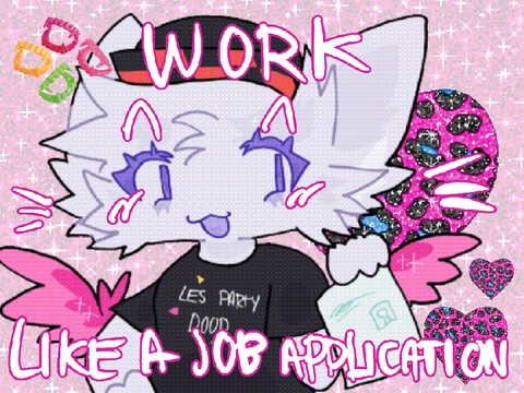 work like a job application : frame by frame