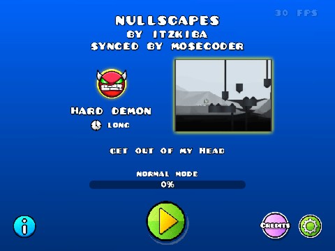 Geometry Dash Nullscapes