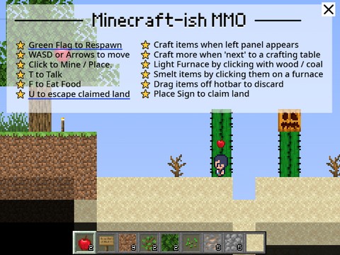 Minecraft-ish MMO v1.7.2