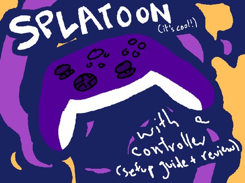 splatoon, with xbox controller