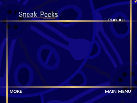 My very own recreation of Disney's Sneak Peeks Menu! (V5)