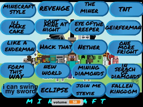 Mincraft Songs Album with more songs