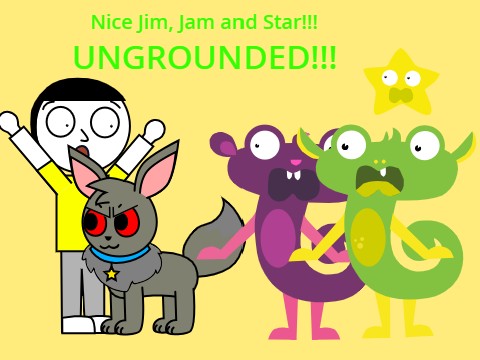 Jim, Jam and Star save Sam from a kidnapper