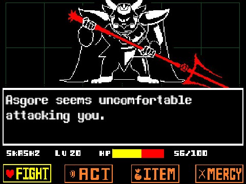 Asgore Boss Battle | Undertale Battles Very Hard