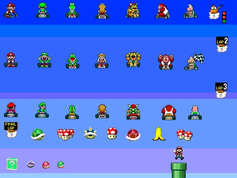 More Mario Kart Sprites