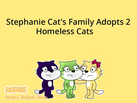 Stephanie Cat's Family Adopts 2 Homeless Cats