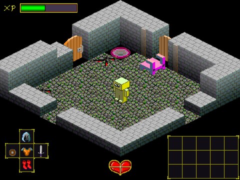 3D isometric RPG dungeon demo