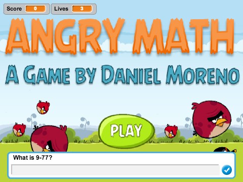 Dani's Angry Birds Math Game