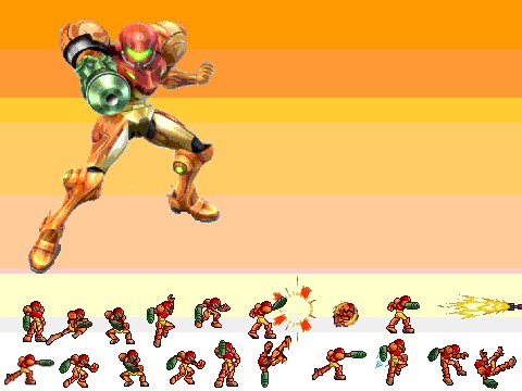 Samus Sprites