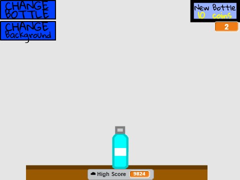 water bottle flip game