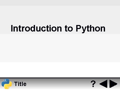 Python Tutorial