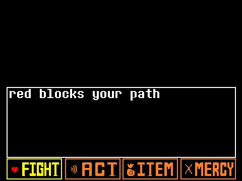 Undertale Red Battle