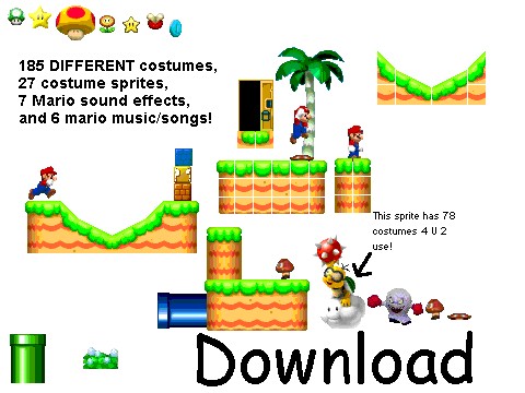 New super mario bros. ds sprites