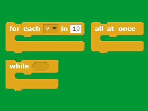 Hacked blocks! [For each], [all at once], [while]