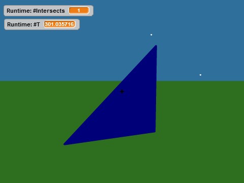 3D Ray-Triangle Intersection (Interactive)