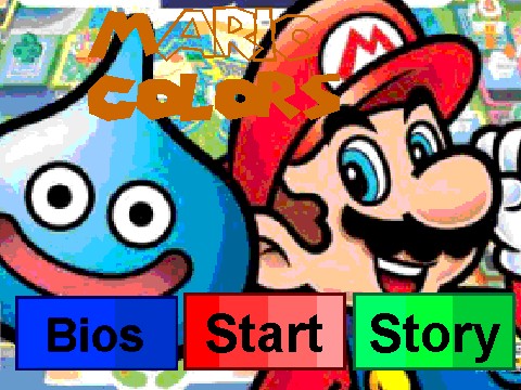 Mario Colors-Title Screen