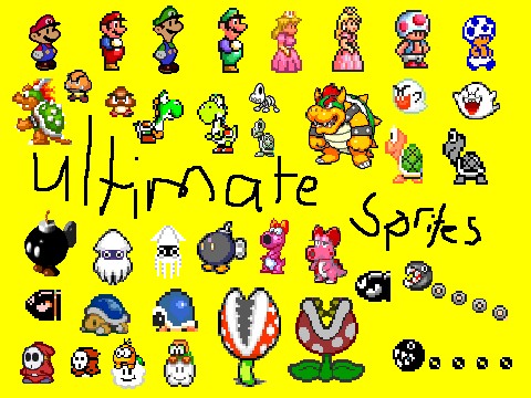 Super mario sprites