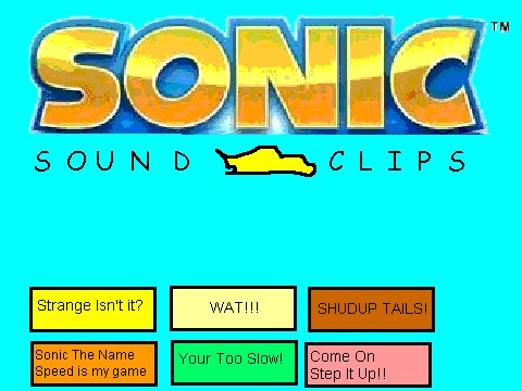 Sonic Sound Clips