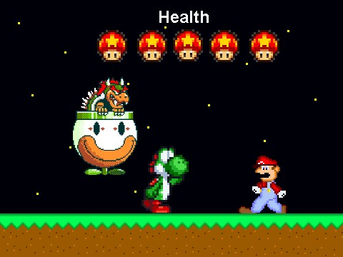Mario Colors-Boss: Yoshi