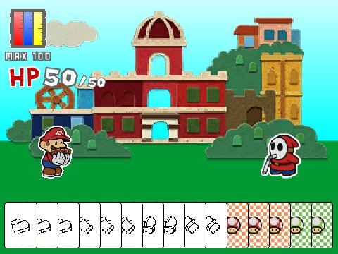 Paper Mario Color Splash Battle Engine