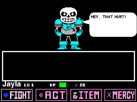 UnderSwap Sans Battle 2.0 remix /Colors added