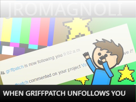 When Griffpatch UNfollows you - animation