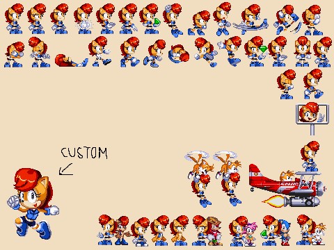 Sally Acorn Sprites