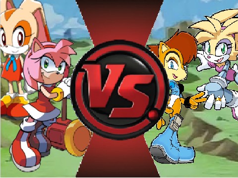 AMY and CREAM vs SALLY and BUNNIE! (REMATCH) - FRB #6