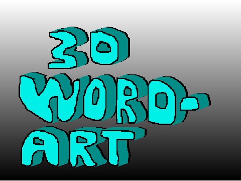 3D Wordart