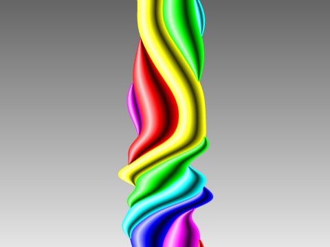 Delicious Colorful Twisted Candy
