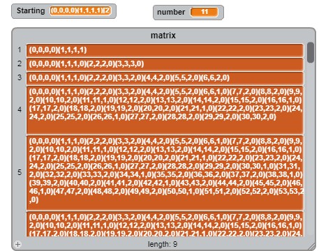 Bashicu matrix system